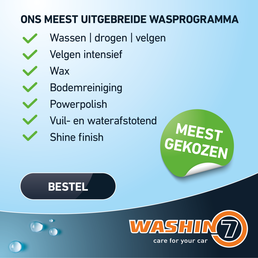 Pantser wasbeurt - Washin7